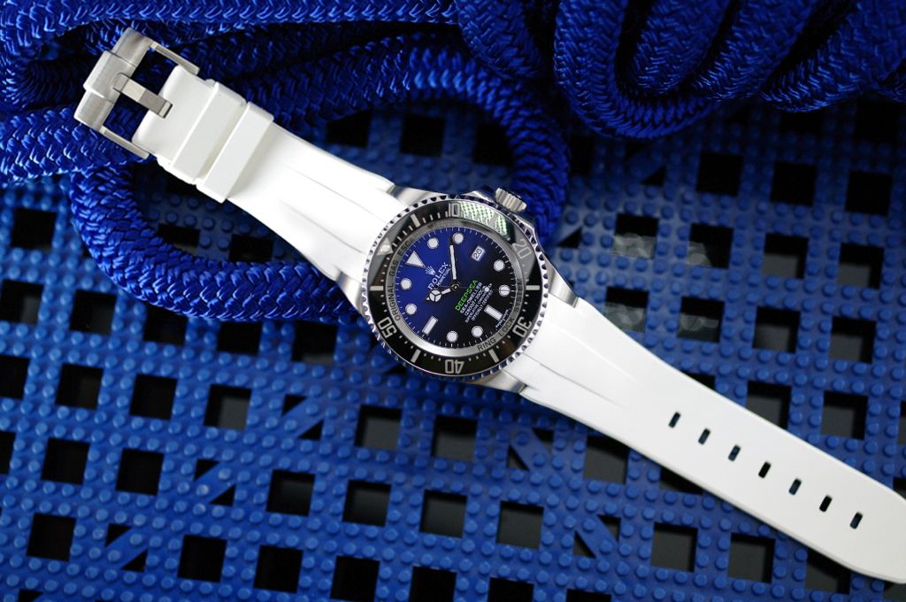 Strap for Rolex DEEPSEA Sea-Dweller - Flared Tang S | Rubber B