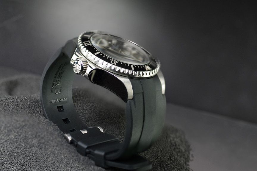 Strap for Rolex DEEPSEA Sea-Dweller - Flared Tang S | Rubber B