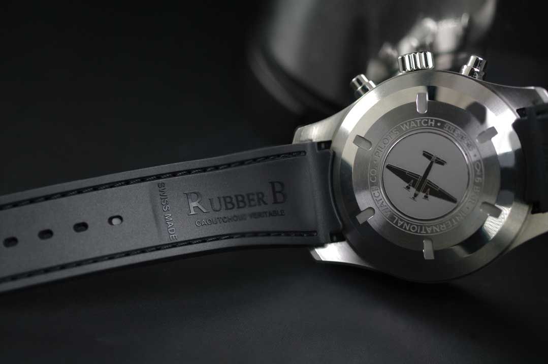 Strap for IWC Pilot Chrono 41mm - Alligator | Rubber B
