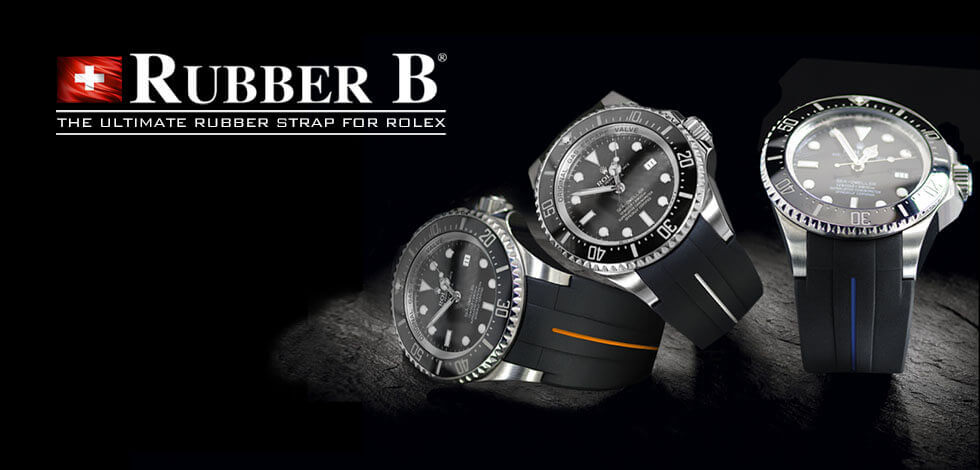 Rolex Watch Straps | Swiss-Made Rubber Watch Bands & Straps | Rubber B